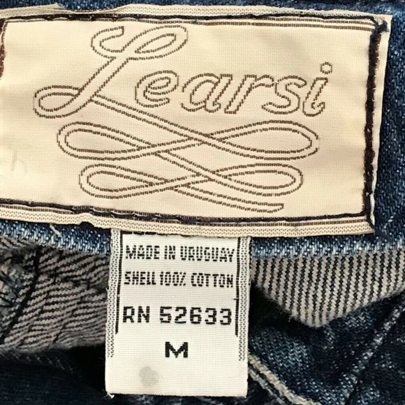 Learsi | Jackets & Coats | Vintage Learsi Jean Jacket Button Up ...